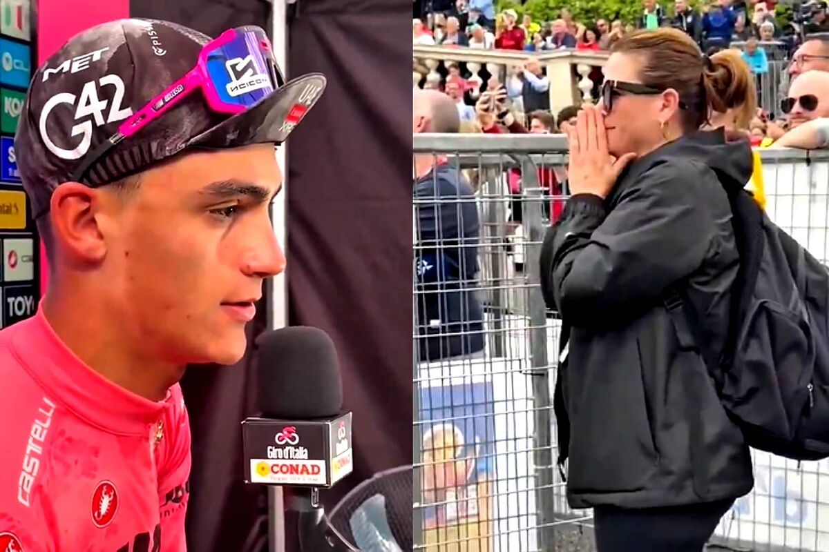 ¡Emoción a tope! La reacción de la mamá de Isaac del Toro al verlo en ...