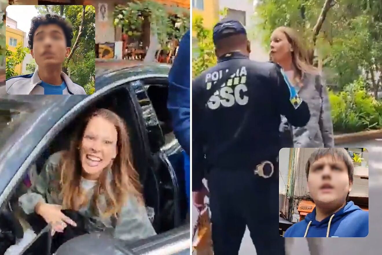 Filtran otro video de Lady Racista en CDMX, dando órdenes a sus hijos ...