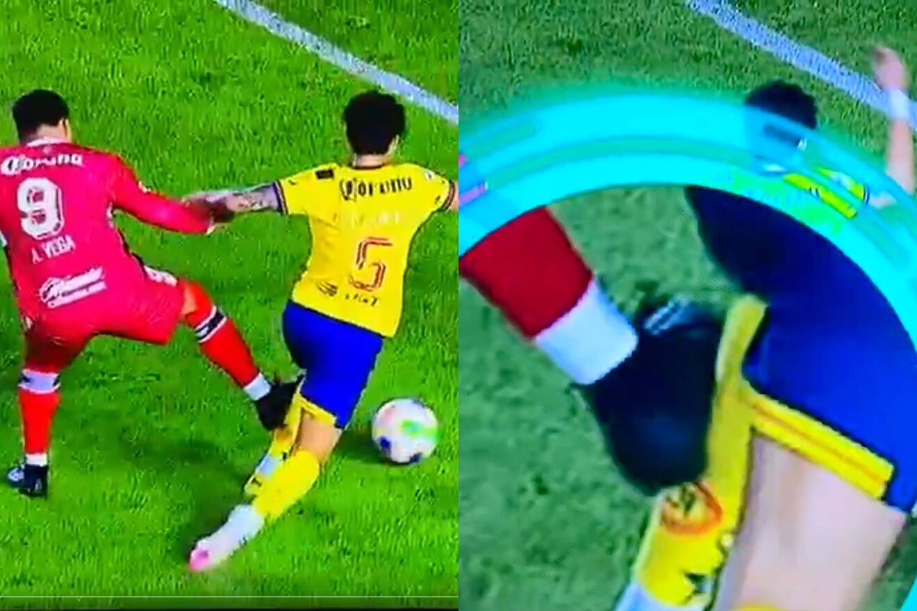 Liga MX 2025: Más polémica arbitral, Alexis Vega debió ser expulsado por fuerte falta sobre ...