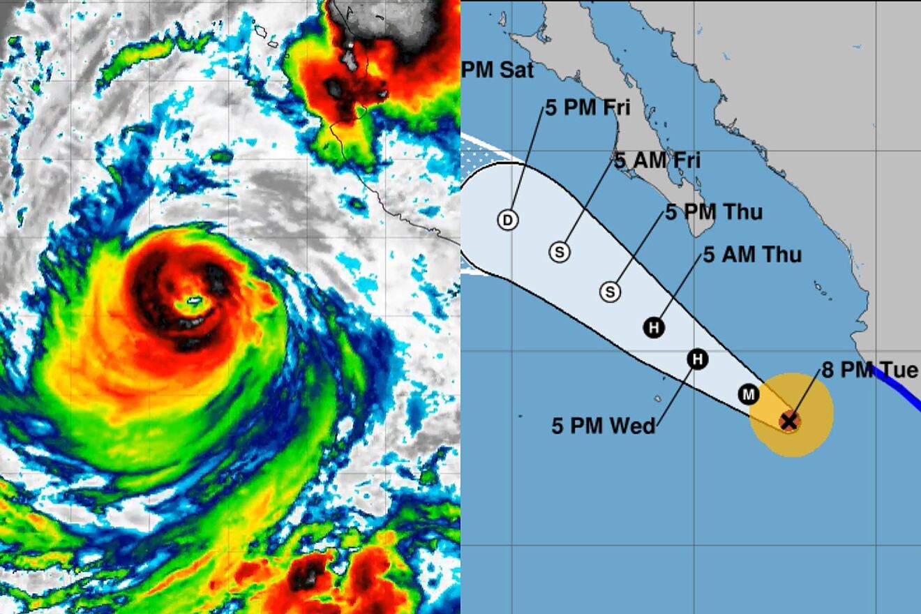 ¿Cómo va el Huracán Flossie? Trayectoria en tiempo real, qué categoría ...
