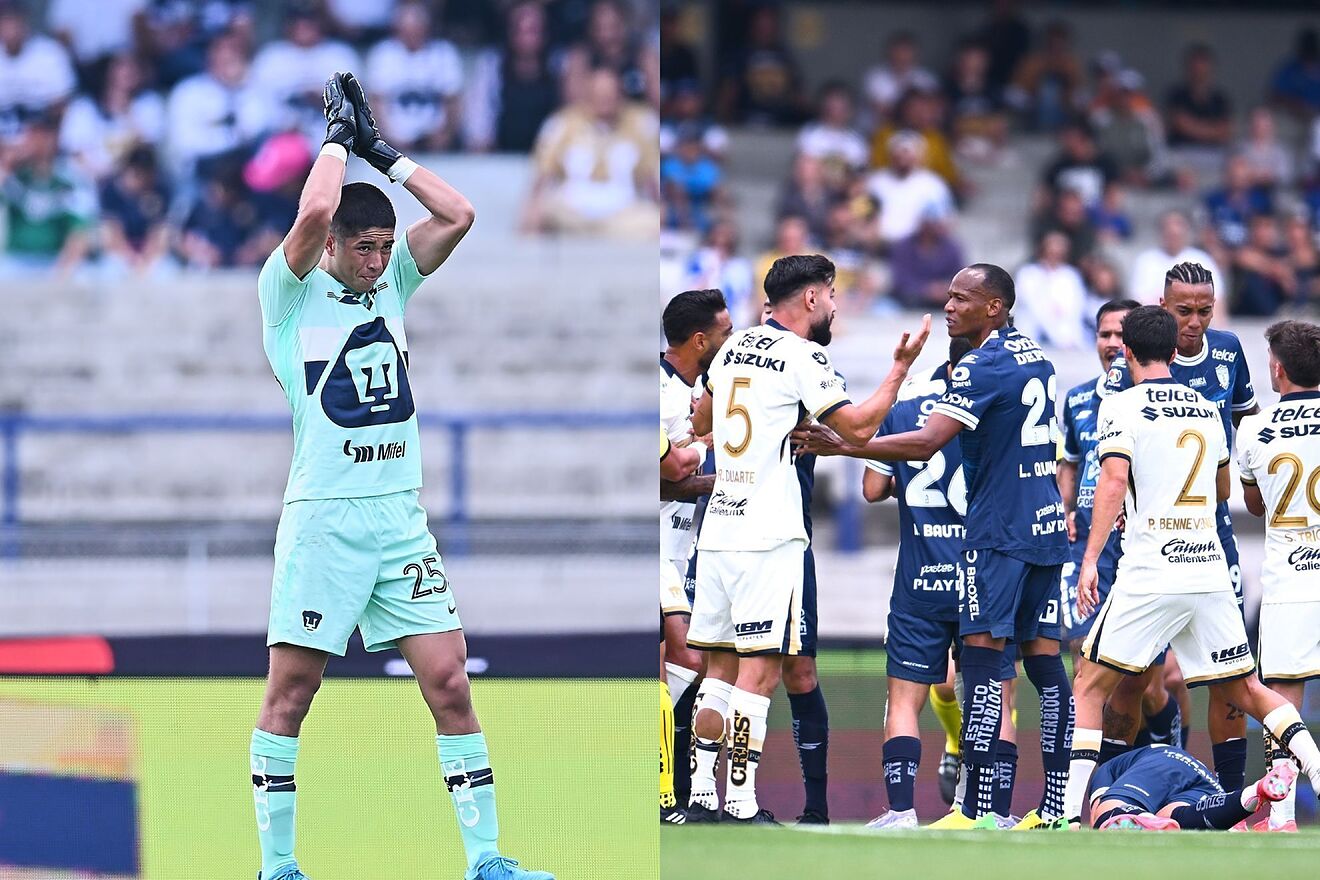 Pumas UNAM - Pachuca: Goles y Resumen Pumas vs Pachuca: Errores de Rodrigo Parra le cuestan la ...